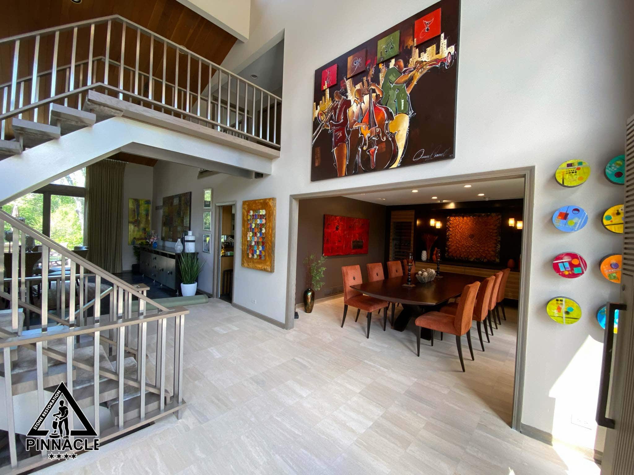 8+ Refinishing System of Travertine Tile Floor (honed finish) from ...