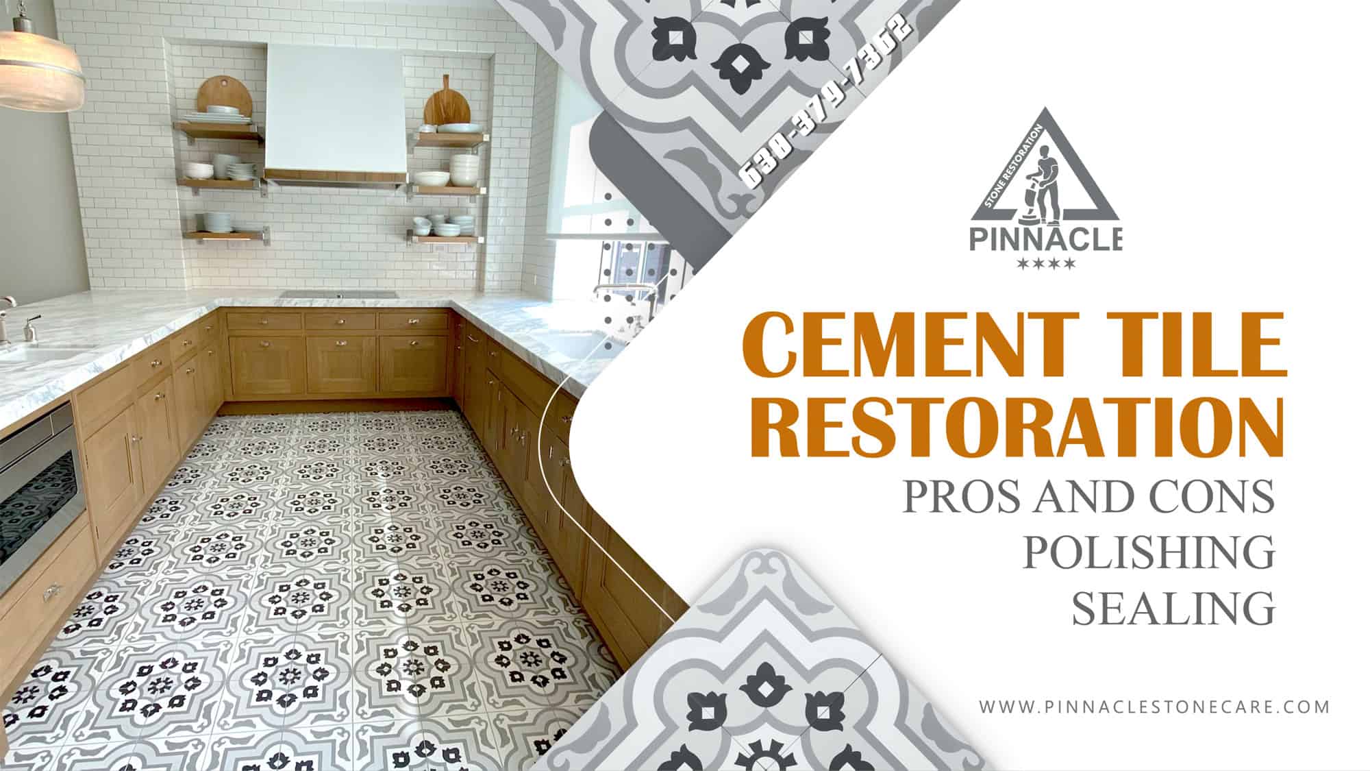 Cement Tile /concrete Tile (Encaustic) Restoration, Polishing, And ...